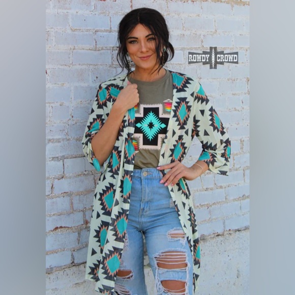 Rowdy Crowd Clothing | Sweaters | Flora Vista Short Mesh Duster | Poshmark